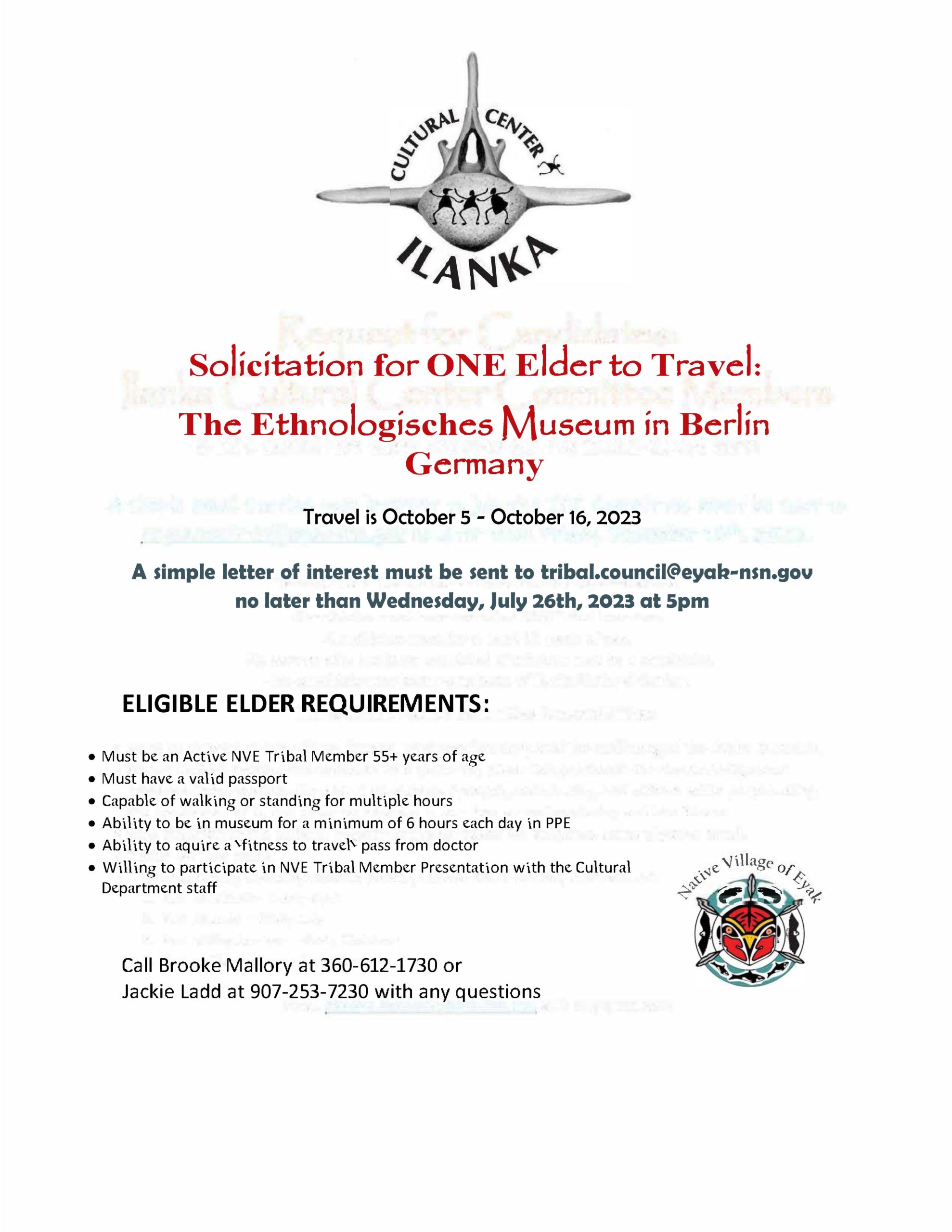 Native Village of Eyak - Native Village of Eyak